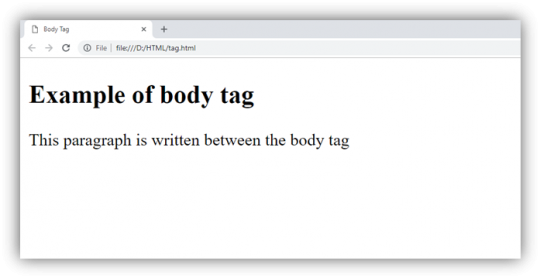 آموزش تگ body در HTML